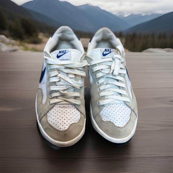 Nike | Shoes | Nike Adversary Womens Sneakers Size 9 Vintage White Blue ...